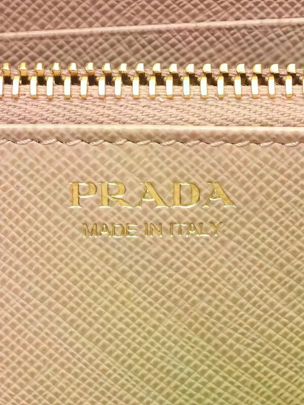 Prada 2020s Triangle-logo Leather Wallet - Neutrals