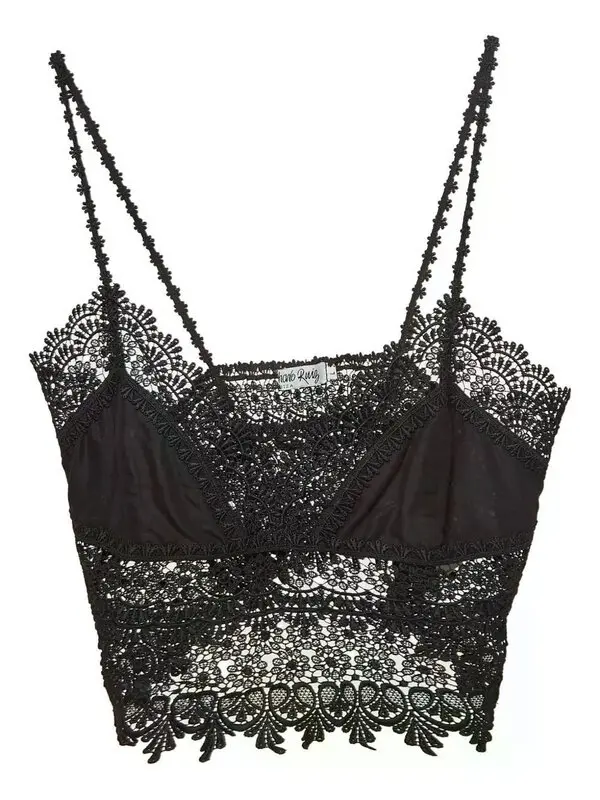Charo Ruiz Ibiza Lace Top - Black
