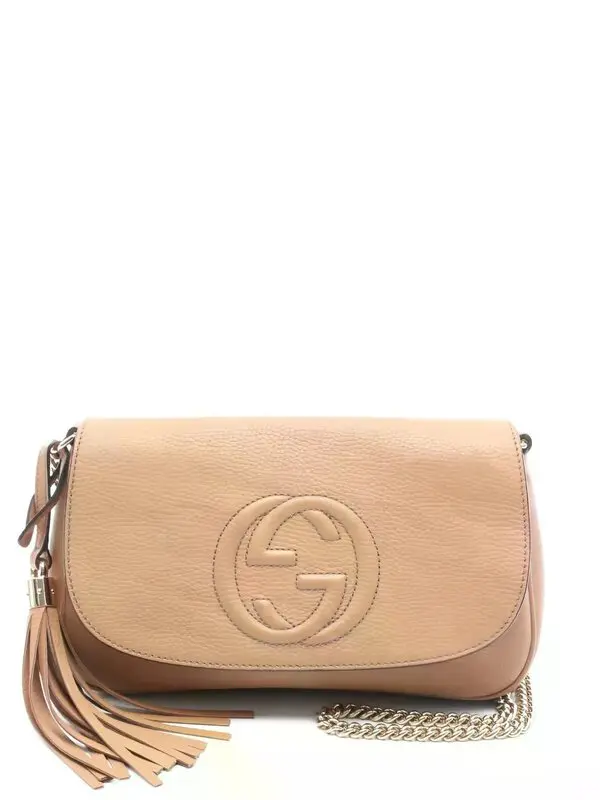 Gucci 2010s Soho Interlocking G Chain Shoulder Bag - Neutrals