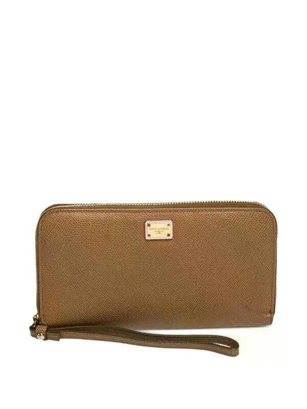 Dolce & Gabbana 2024 Zip-up Wallet - Brown