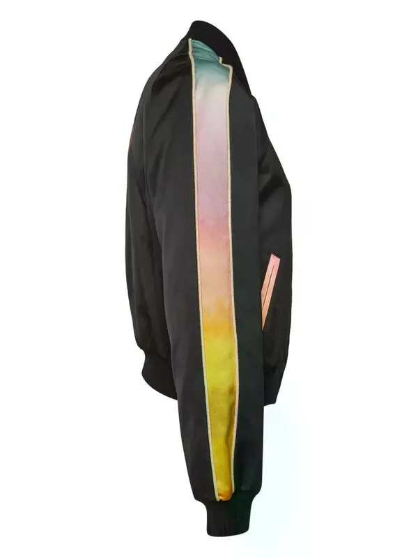 DAVID MORRIS Side-stripe Bomber Jacket