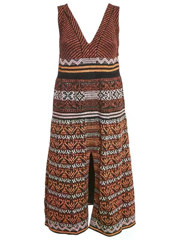 Missoni Geometric-pattern Knit Dress
