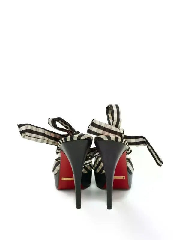 Dolce & Gabbana Gingham Patterned Sandals