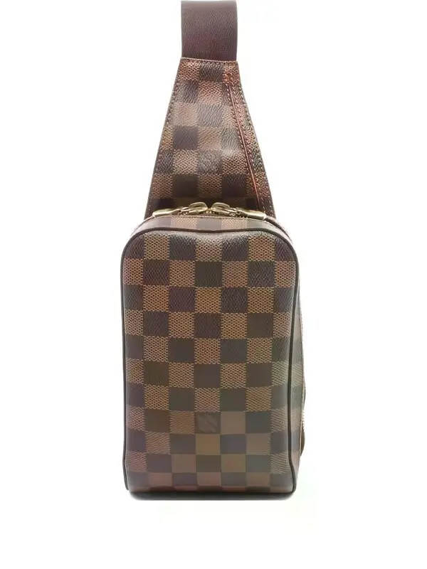 LOUIS VUITTON Geronimos Crossbody Bag In Damier Ebène