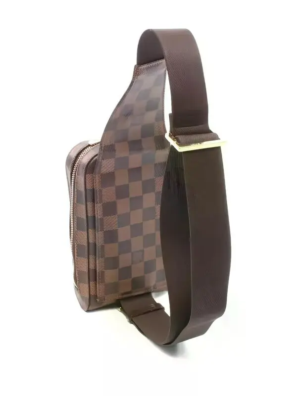 LOUIS VUITTON Geronimos Crossbody Bag In Damier Ebène