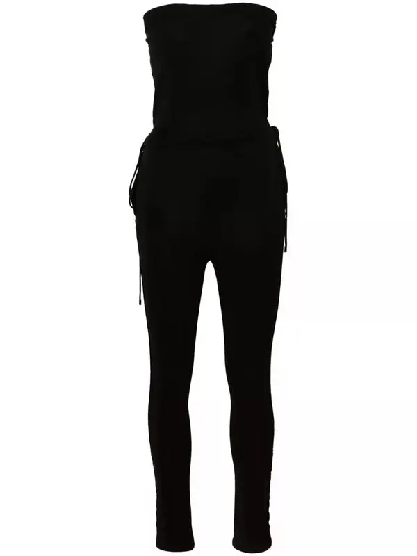 Gucci 2000s Drop Crotch Jumpsuit - Black