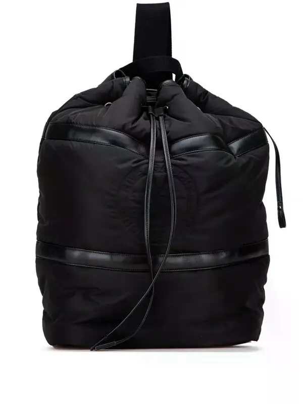 Saint Laurent Nylon Rive Gauche Drawstring Backpack