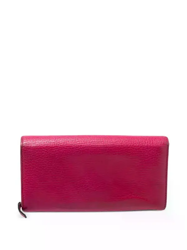 Gucci Swing Leather Wallet - Pink