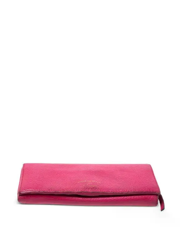 Gucci Swing Leather Wallet - Pink