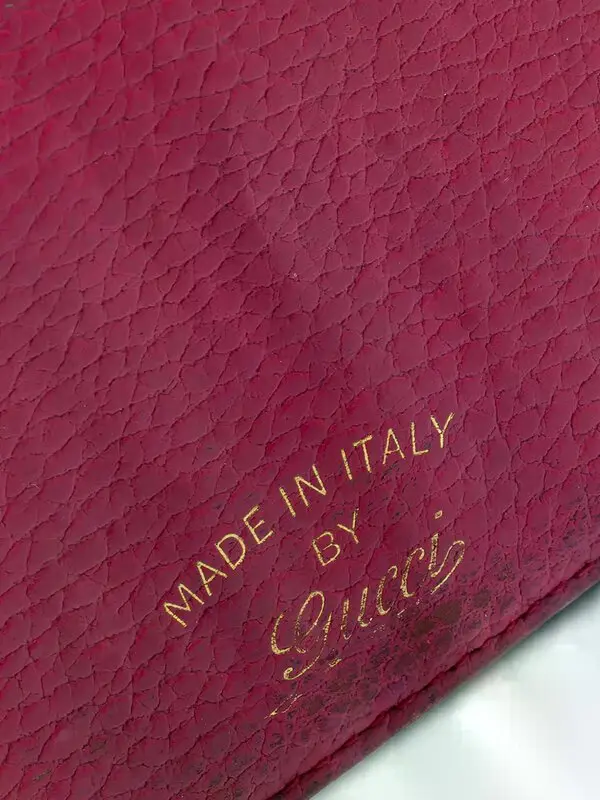 Gucci Swing Leather Wallet - Pink