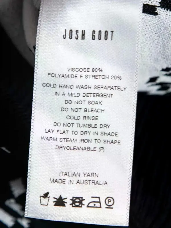 Josh Goot Patterned Sweater Dress