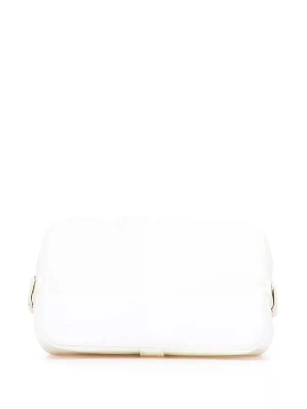 Celine Teen Leather Cabas De France Crossbody Bag - White
