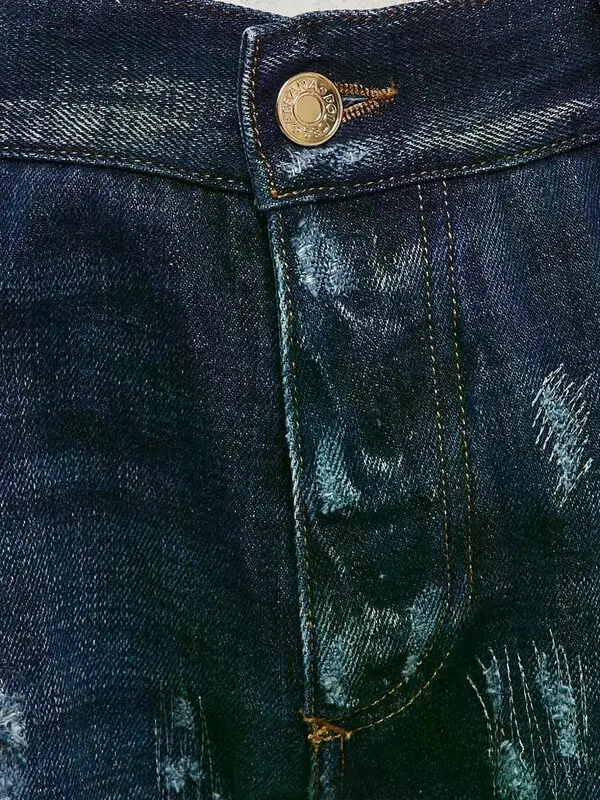 Dolce & Gabbana Distressed Cotton Jeans