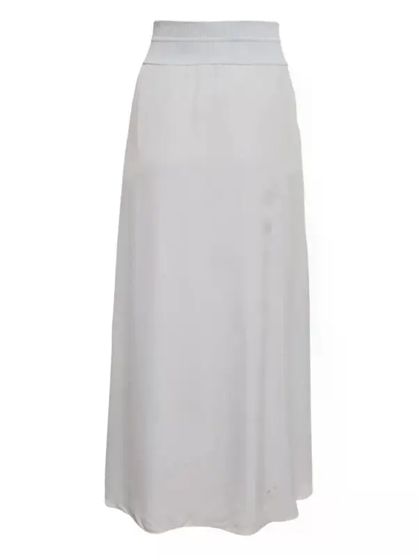 Theory Ribbed-waistband A-line Skirt