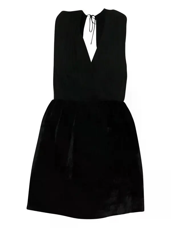 Alice + Olivia Pouf-skirt Mini Dress - Black