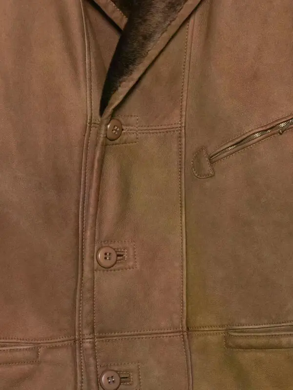 A.N.G.E.L.O. VINTAGE CULT 1980s Shearling-collar Coat