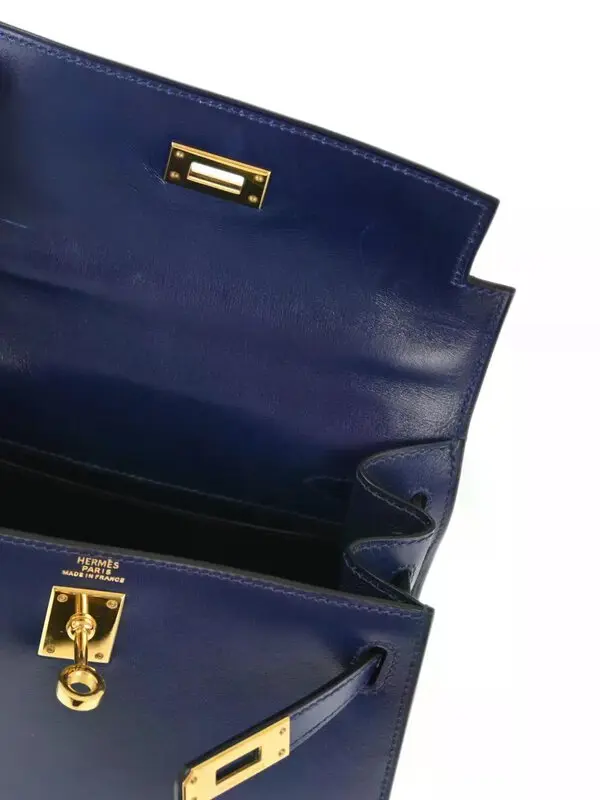 Hermès 1996 Kelly 20 Handbag - Blue