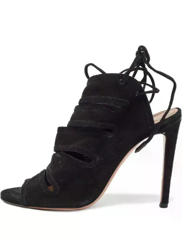 AQUAZZURA 100mm Suede Sandals