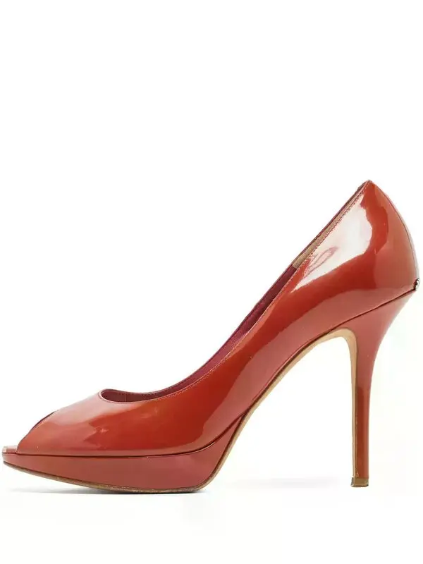 Dior 150mm Miss Peep-toe Pumps - Orange