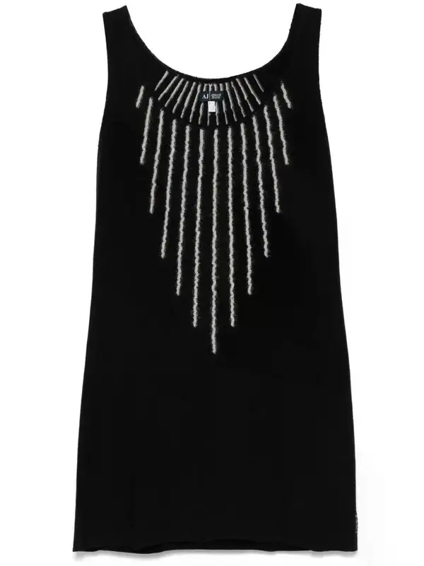 Giorgio Armani 2000s Fine-knit Mini Dress