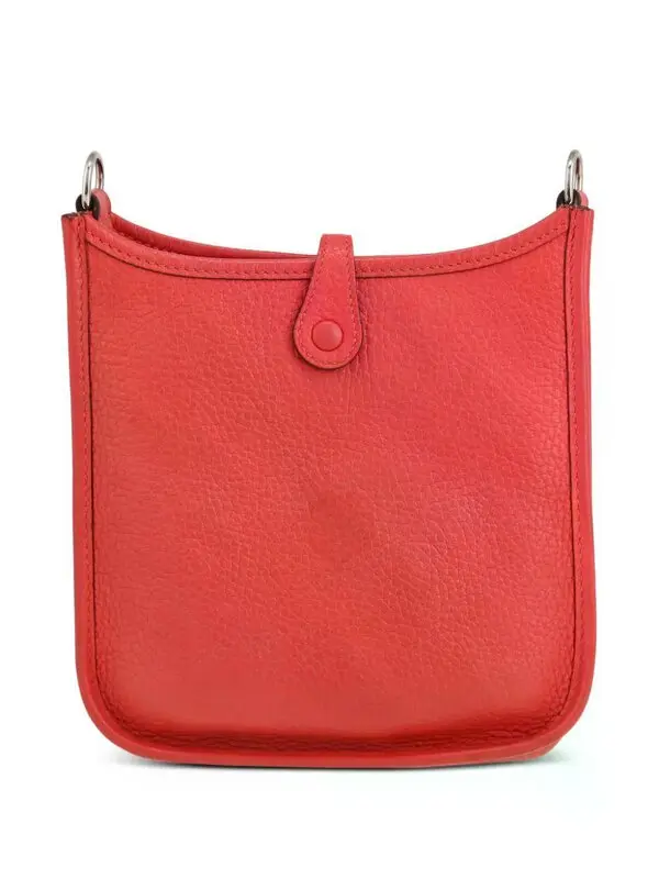 Hermès 2015 Mini Evelyne Shoulder Bag - Red
