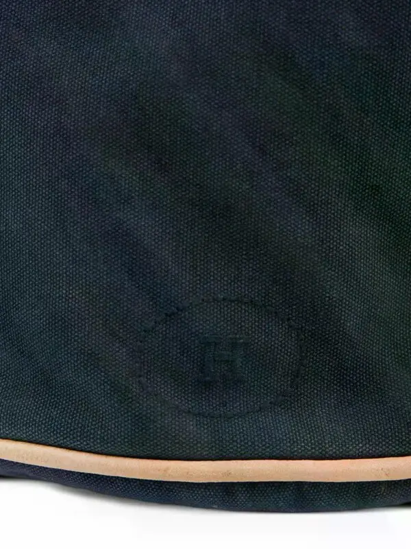 Hermès 1990s Mimile-marin Drawstring Bucket Bag - Blue