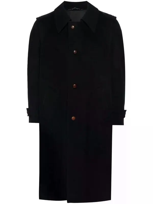A.N.G.E.L.O. VINTAGE CULT 1970s Double-breasted Virgin Wool Coat