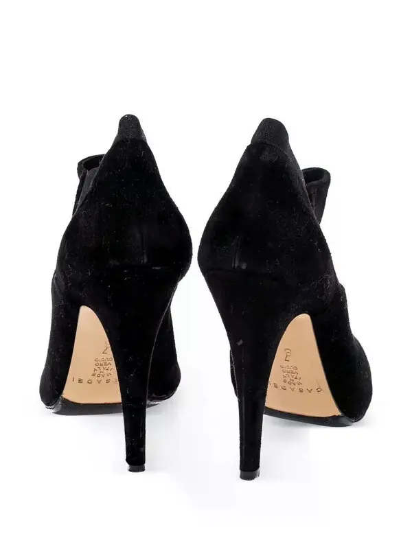 Casadei 115mm Elastic-panel Suede Boots