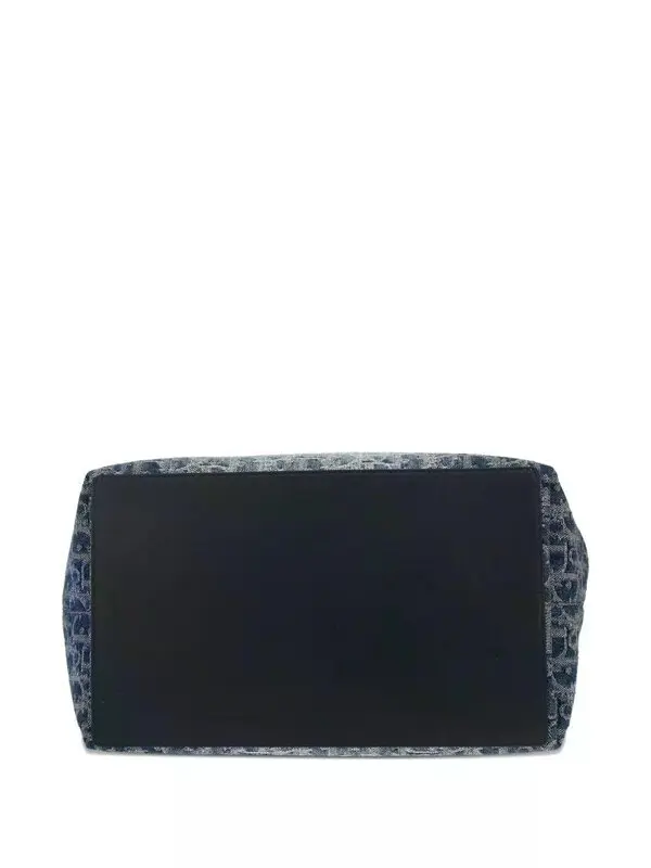 Dior Denim Oblique Monogram Tote Bag