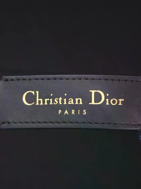 Dior Denim Oblique Monogram Tote Bag