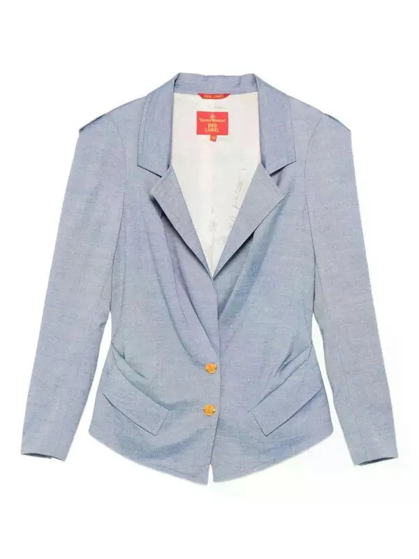 VIVIENNE WESTWOOD 1990s Single-breasted Blazer - Blue