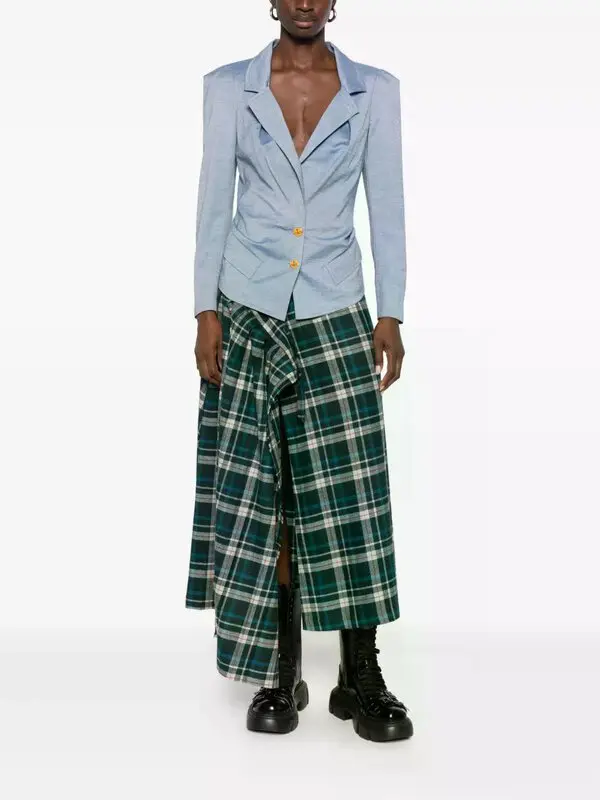 VIVIENNE WESTWOOD 1990s Single-breasted Blazer - Blue