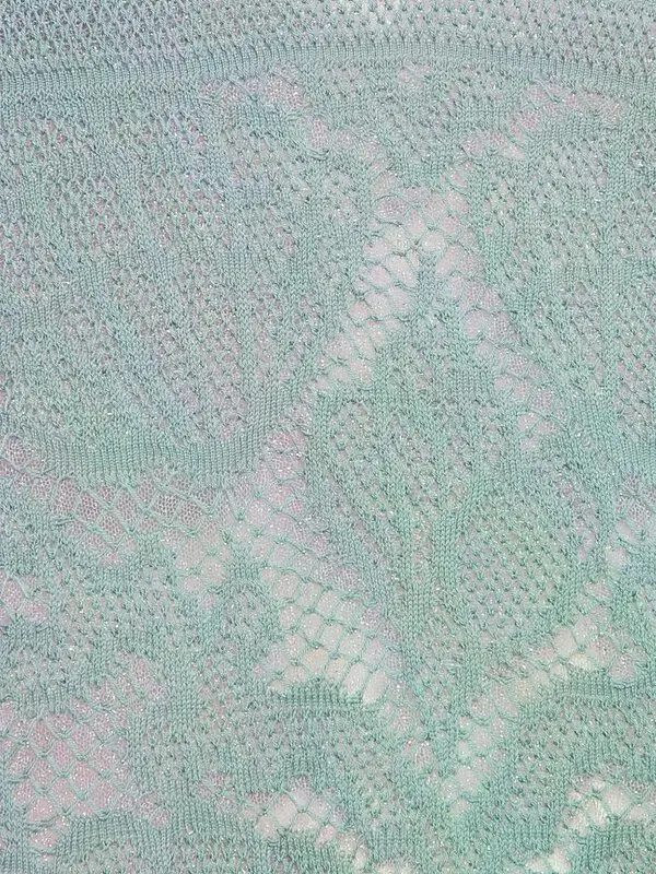 Missoni Lurex Floral Knit Top