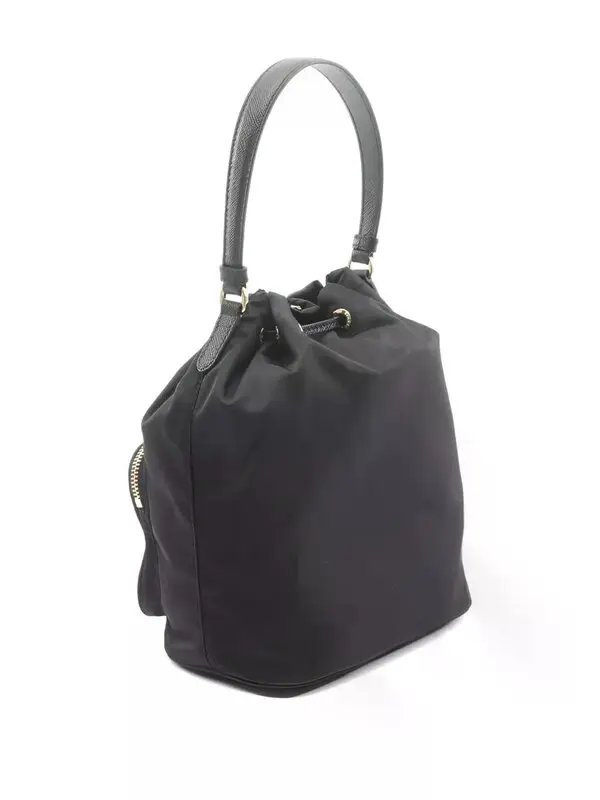 Prada 20s Drawstring Bucket Bag - Black