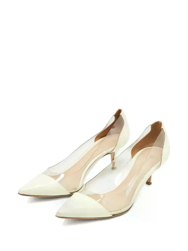 GIANVITO ROSSI Patent Leather Pumps - Neutrals