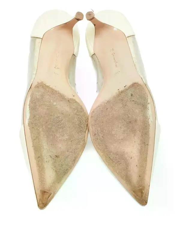 GIANVITO ROSSI Patent Leather Pumps - Neutrals