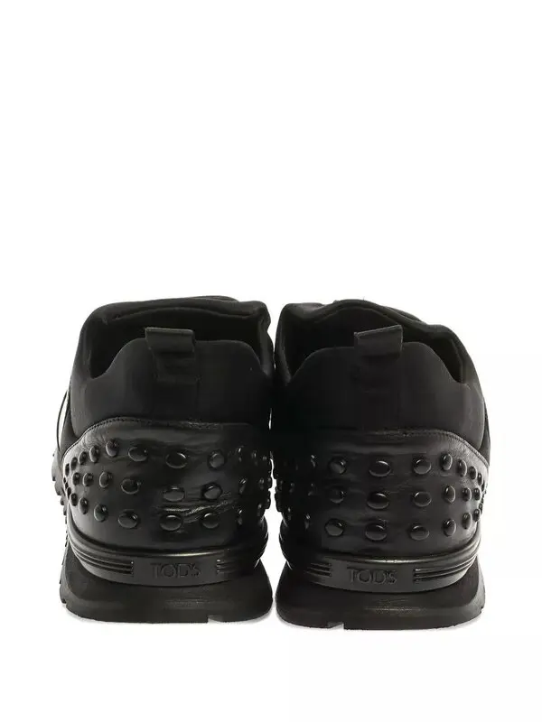 TOD'S Leather Paneled Lace-up Sneakers