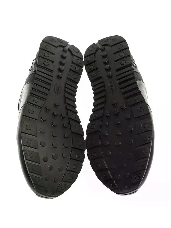 TOD'S Leather Paneled Lace-up Sneakers