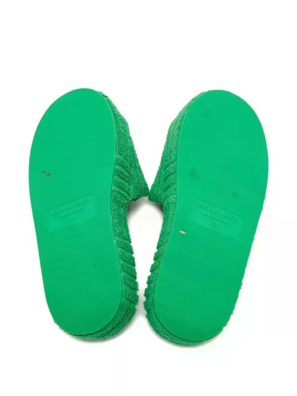 Bottega Veneta Platform Textured Slides
