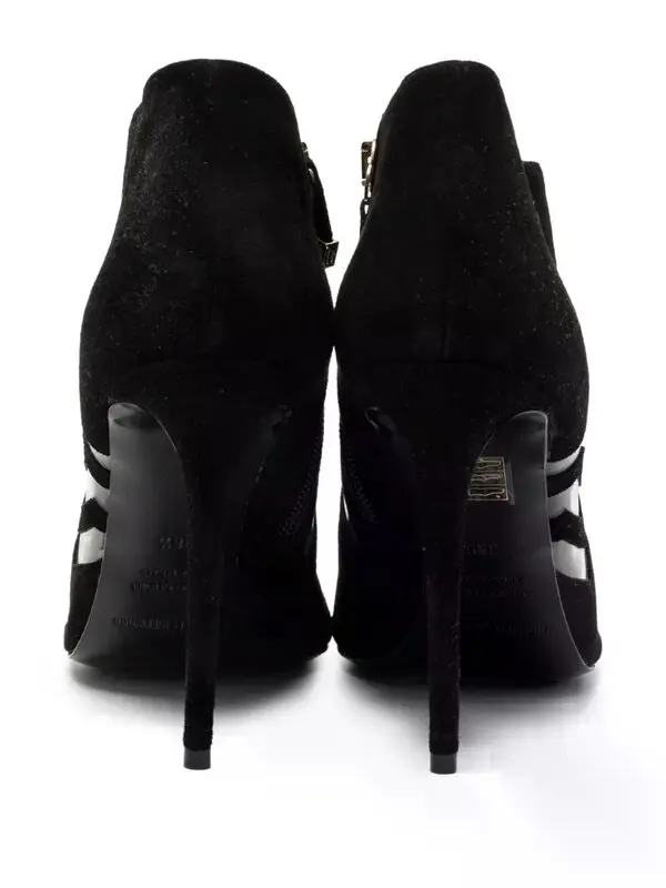 NICHOLAS KIRKWOOD Suede Chevron Booties