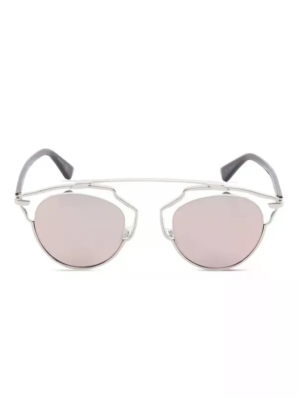 Dior Soreal Round-frame Sunglasses - Silver