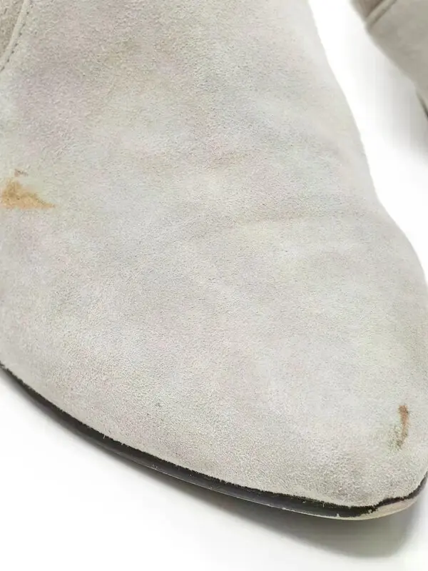 STUART WEITZMAN 80mm Suede Pointed-toe Boots - Grey