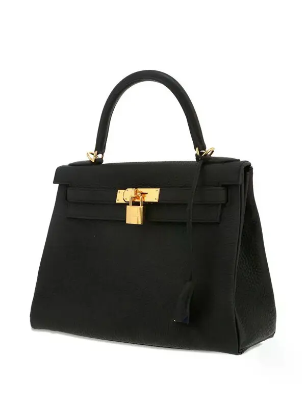 Hermès Kelly 28 Sellier Two-way Handbag - Black