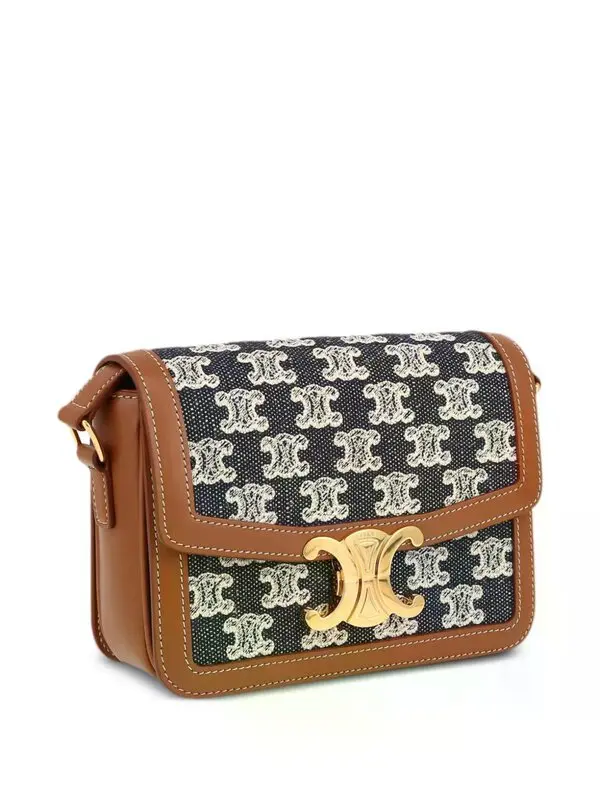 Celine Teen Triomphe Shoulder Bag - Blue