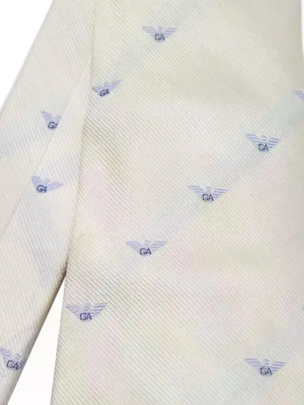Emporio Armani Silk Neck Tie - Neutrals