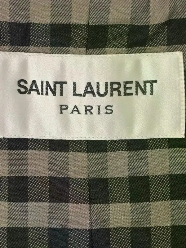 Saint Laurent Double-breasted Belted Trench Coat