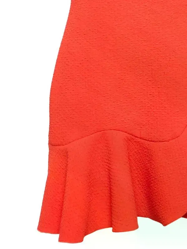 Sandro Textured Ruffled Mini Dress