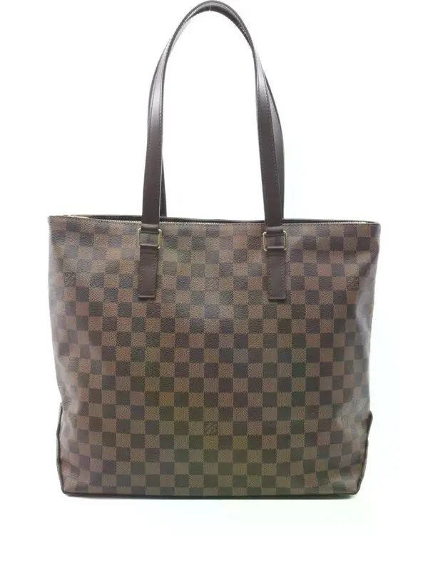 LOUIS VUITTON 2006 Cabas Mezzo Tote Bag - Brown