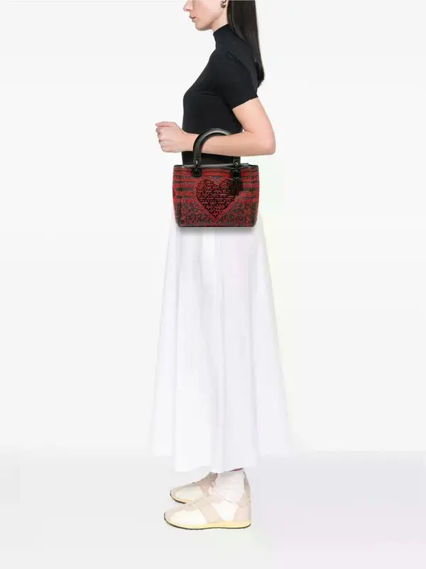 Dior 2018 Medium Lady Satchel - Black