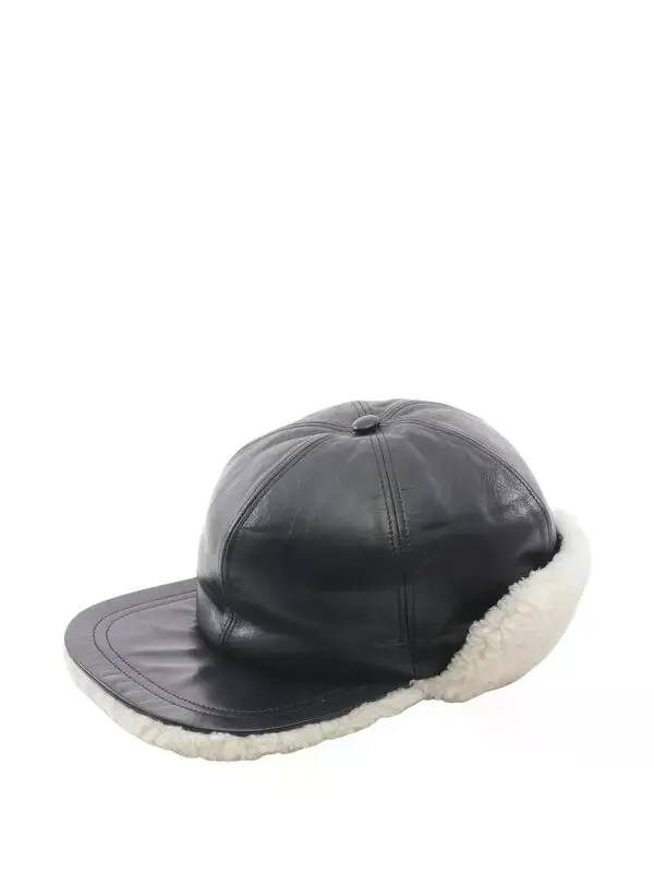 Dior Lamb Leather Earmuffs - Black